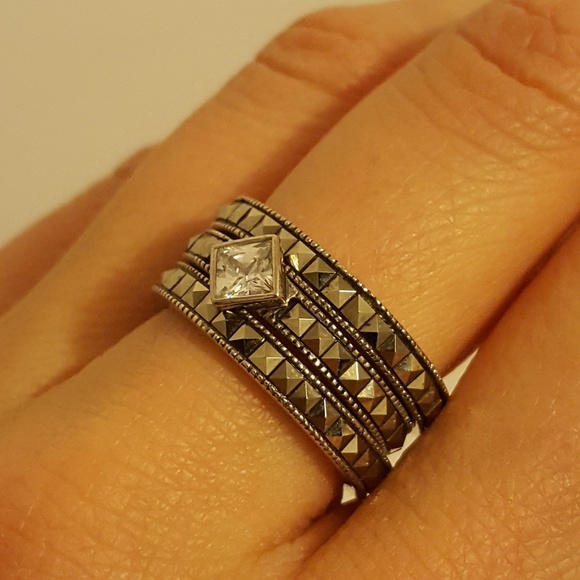 Judith Jack | Jewelry | Authentic Judith Jack Stacking Rings | Poshmark
